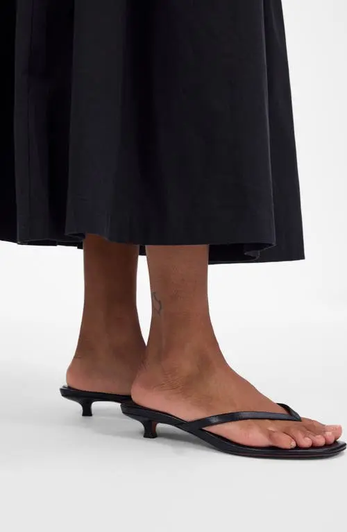 Madewell The Chiara Kitten Heel Thong Sandal