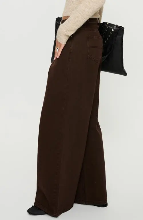 Princess Polly Naylor Mid Rise Wide Leg Jeans