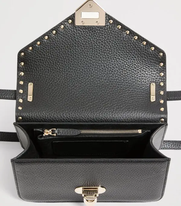 Valentino Garavani Grained Leather Rockstud Shoulder Bag