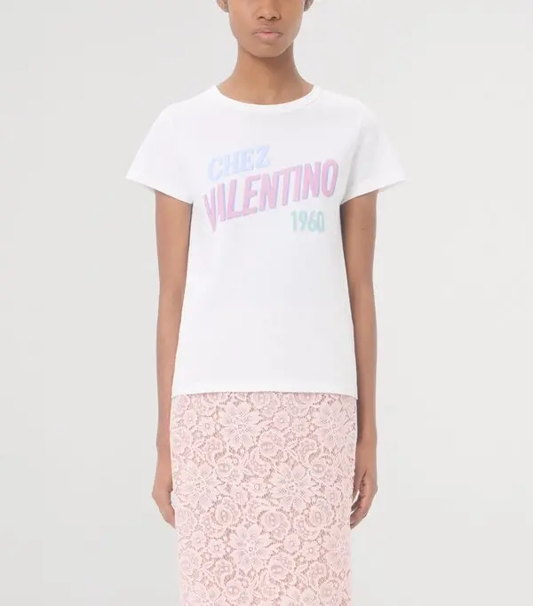 Valentino Garavani Cotton Chez 1960 Logo T-shirt
