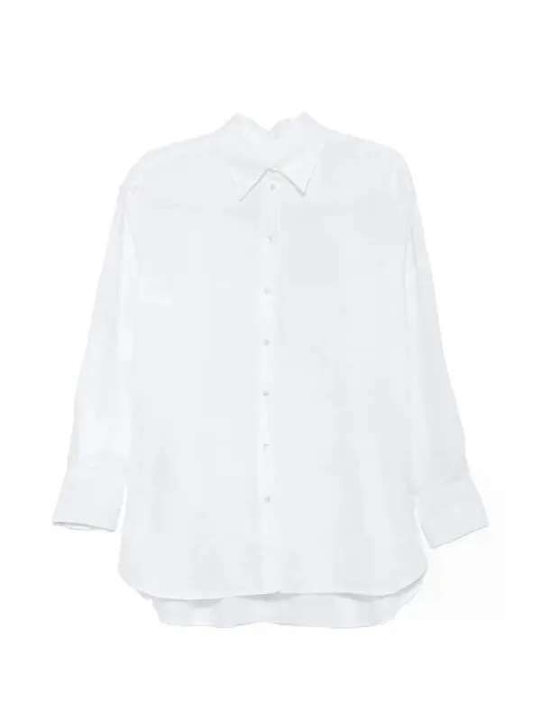 XACUS Long-sleeve Button-up Shirt - White