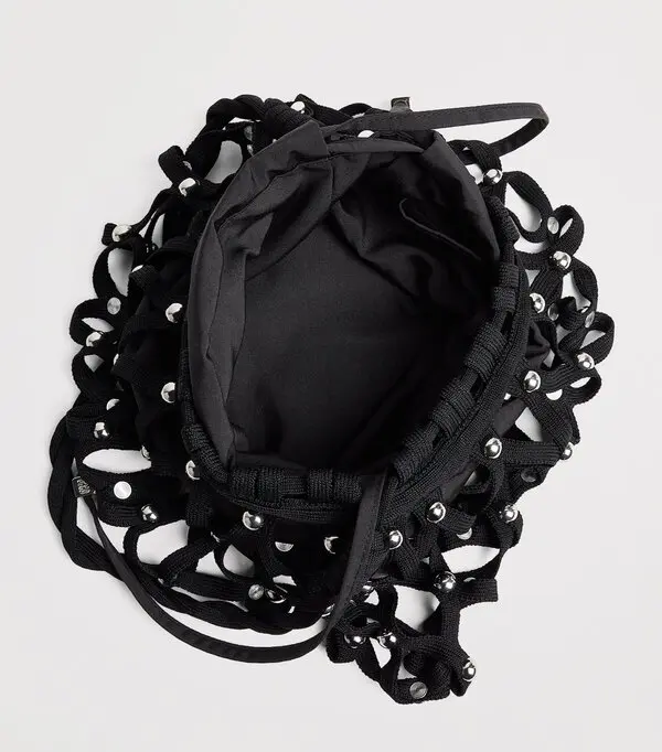 Sandro Studded Shoulder Bag