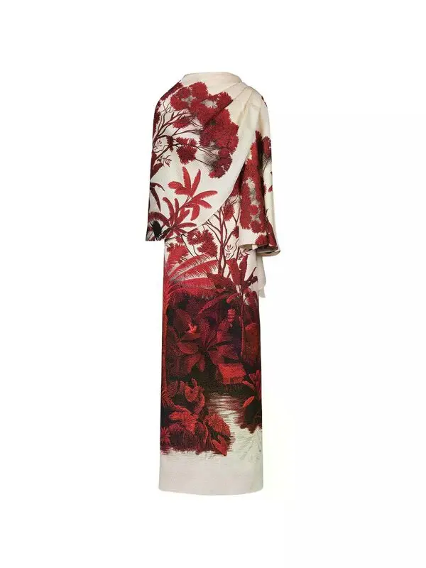 Johanna Ortiz Ocean Of Secrets Silk Cape
