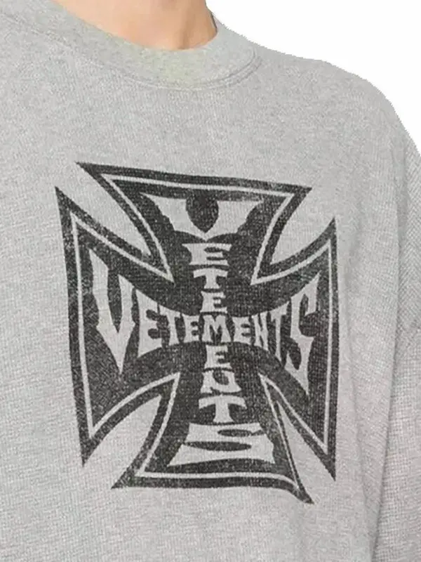 Vetements Biker Cross-print T-shirt