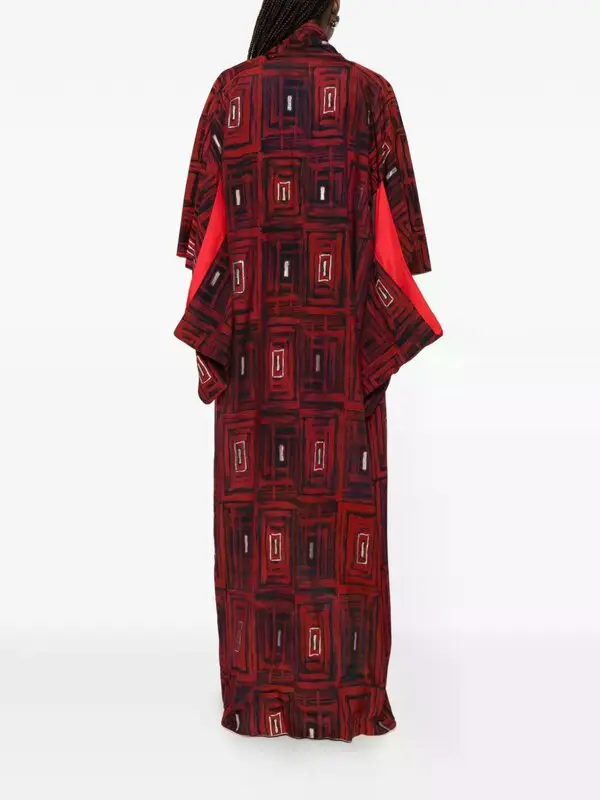 A.N.G.E.L.O. VINTAGE CULT 1990s Geometric Print Kimono