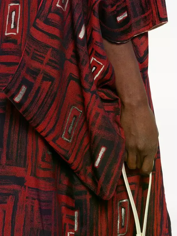 A.N.G.E.L.O. VINTAGE CULT 1990s Geometric Print Kimono