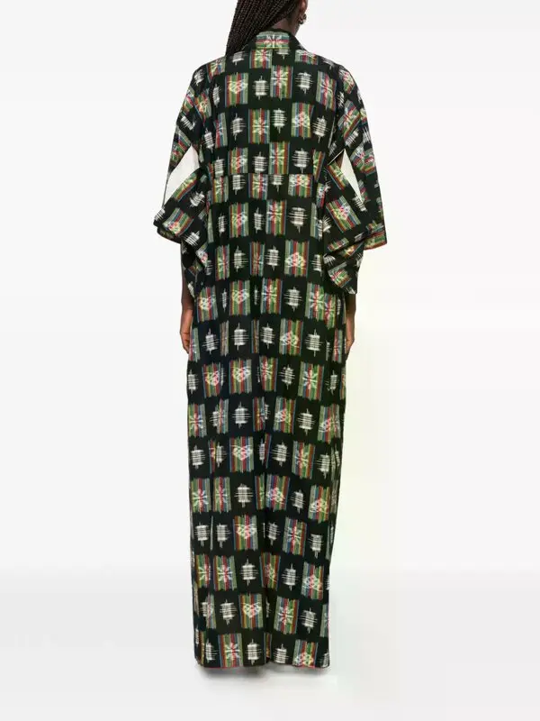 A.N.G.E.L.O. VINTAGE CULT 1990s Geometric Print Kimono