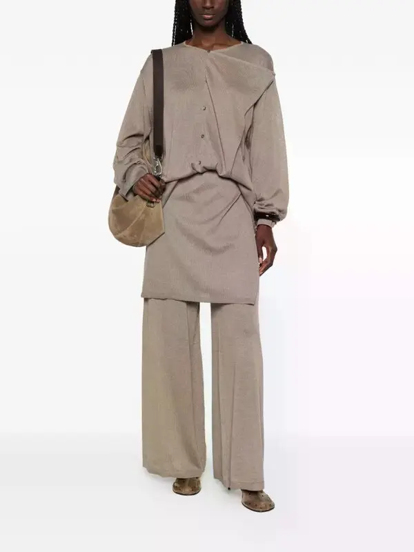 VIKTORIA CHAN Cilla Flap-knit Trousers