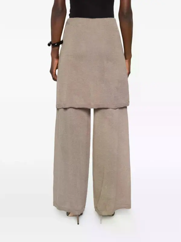 VIKTORIA CHAN Cilla Flap-knit Trousers