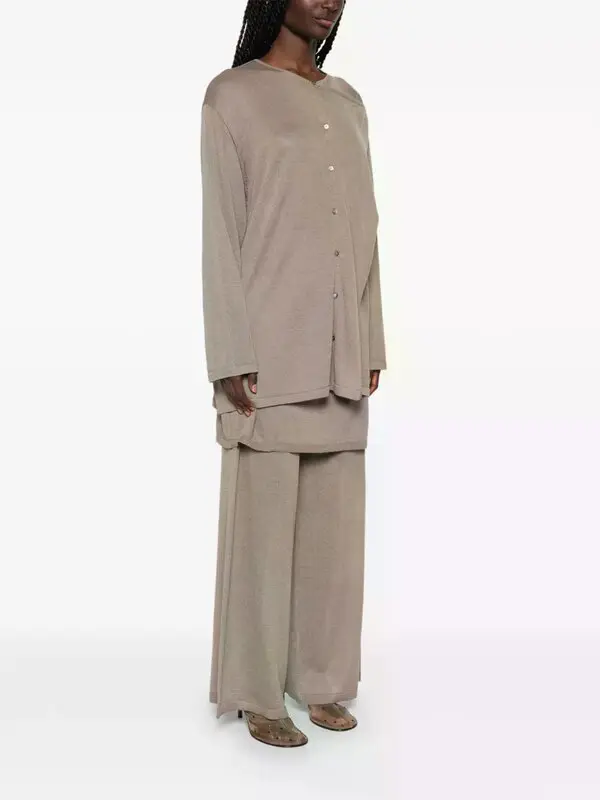 VIKTORIA CHAN Cilla Asymmetric Panel Cardigan