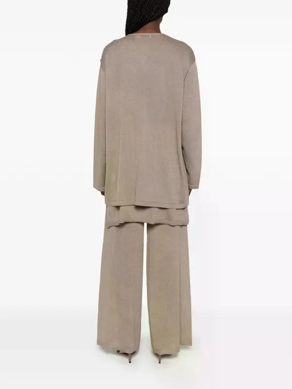 VIKTORIA CHAN Cilla Asymmetric Panel Cardigan