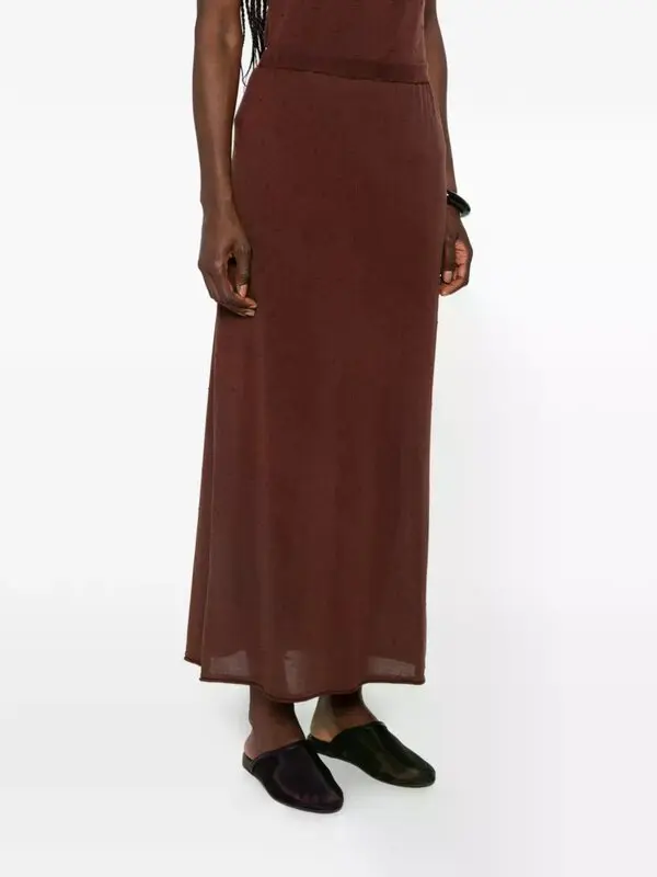 VIKTORIA CHAN Kalida Dot-texture Maxi Skirt