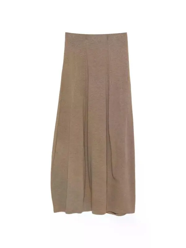 VIKTORIA CHAN Cilla Jersey Maxi Skirt - Brown