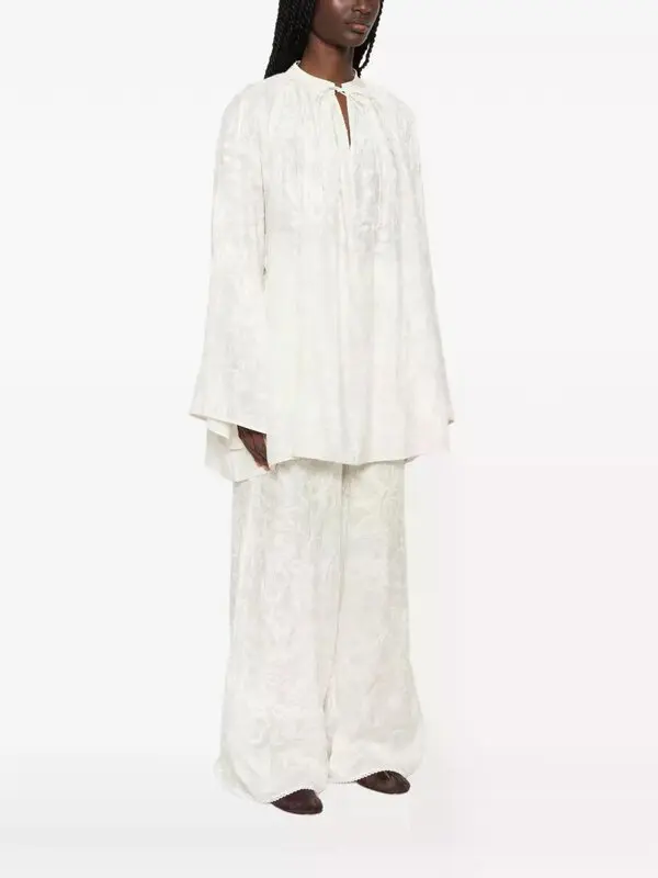VIKTORIA CHAN Paisley Embroidered Blouse