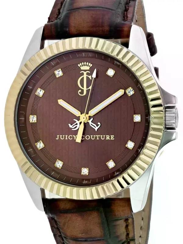 Juicy Couture Stella Fluted Bezel 40mm Watch - Brown