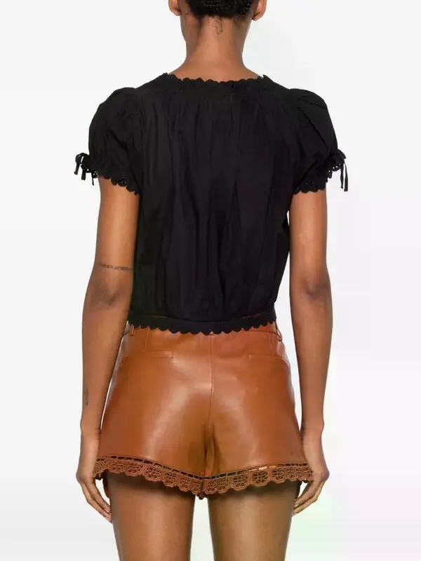 DÔEN Broderie Anglaise Blouse