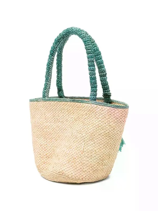 MC2 SAINT BARTH Marcy Raffia Tote Bag