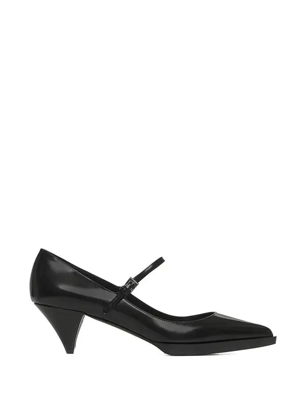 Prada Buckle-strap Pointed-toe Pumps