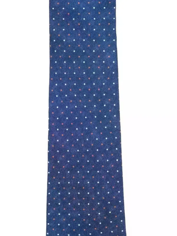 GIERRE MILANO Polka-dot Silk Neck Tie