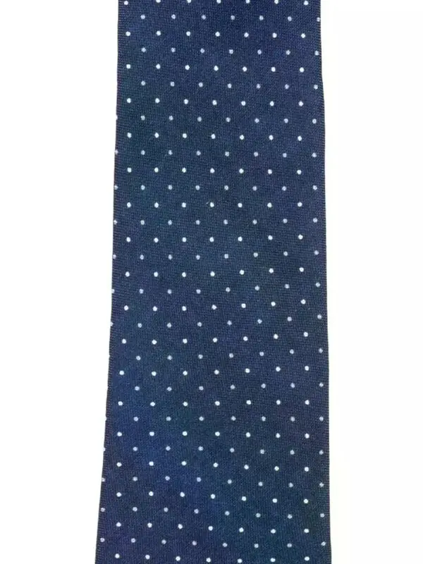 GIERRE MILANO Polka-dot Silk Neck Tie