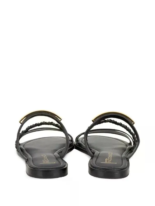 SPAZIO CORRIDONI 1 Braided Metal-detail Sandals