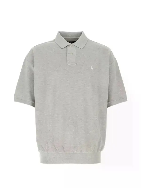 Polo Ralph Lauren Oversized Piqué Polo Shirt - Grey