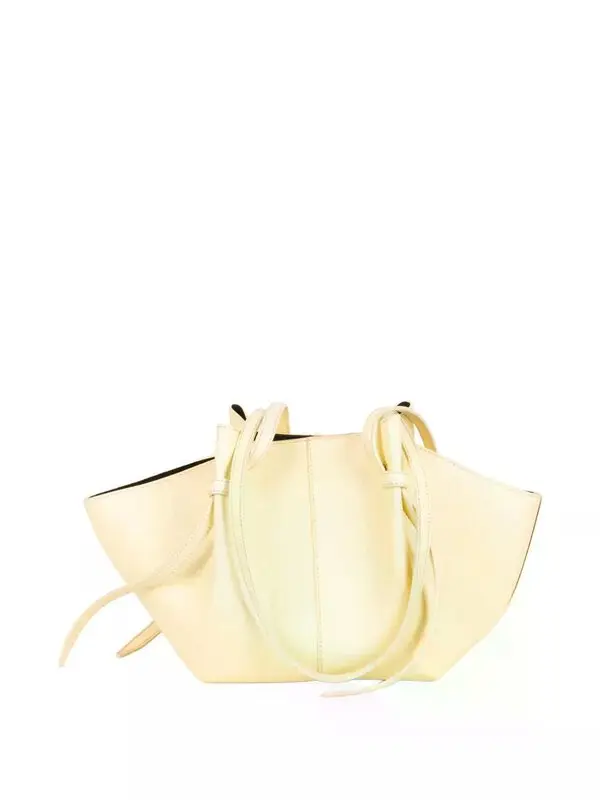 Yuzefi Mochi Leather Clutch Bag - Neutrals