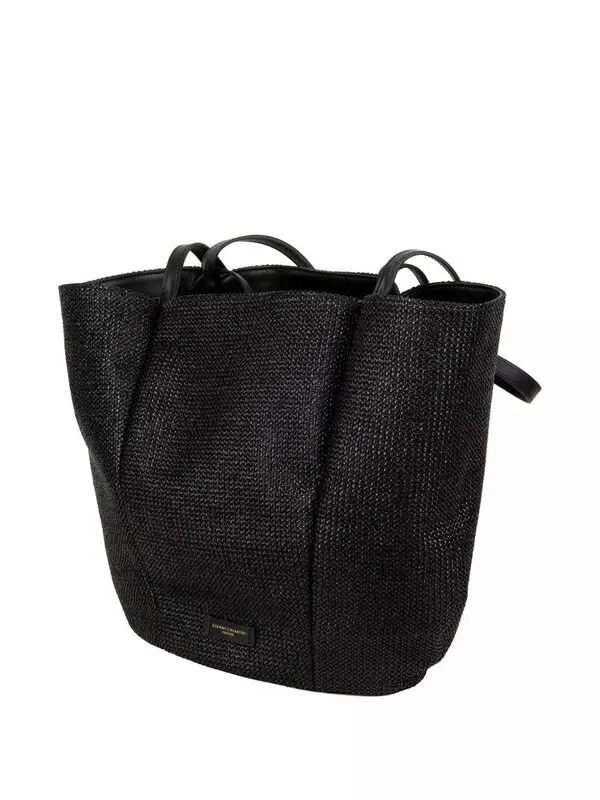 GIANNI CHIARINI Woven Tote Bag - Black