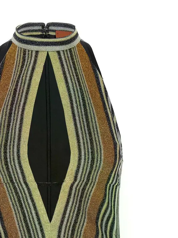 Missoni Striped Lamé Mini Dress
