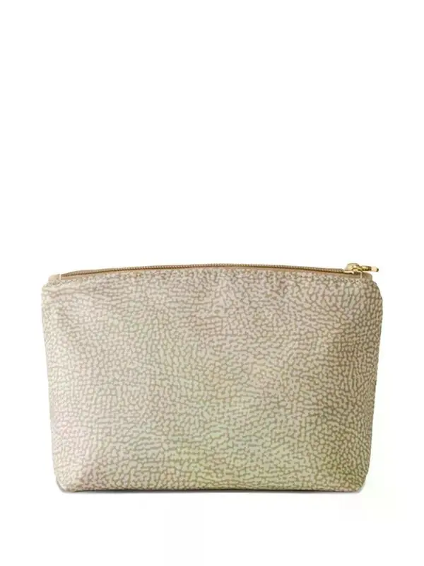 Borbonese Logo Plaque Pouch