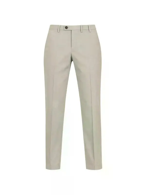 MICHAEL COAL Pressed Crease Trousers - Neutrals