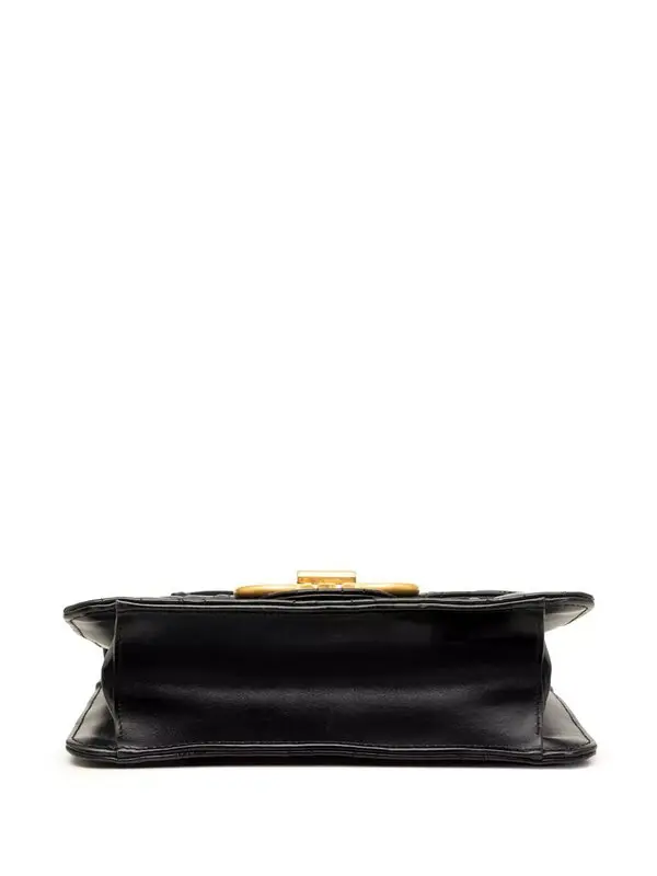 FERRAGAMO Quilted Leather Gancini Flap Shoulder Bag