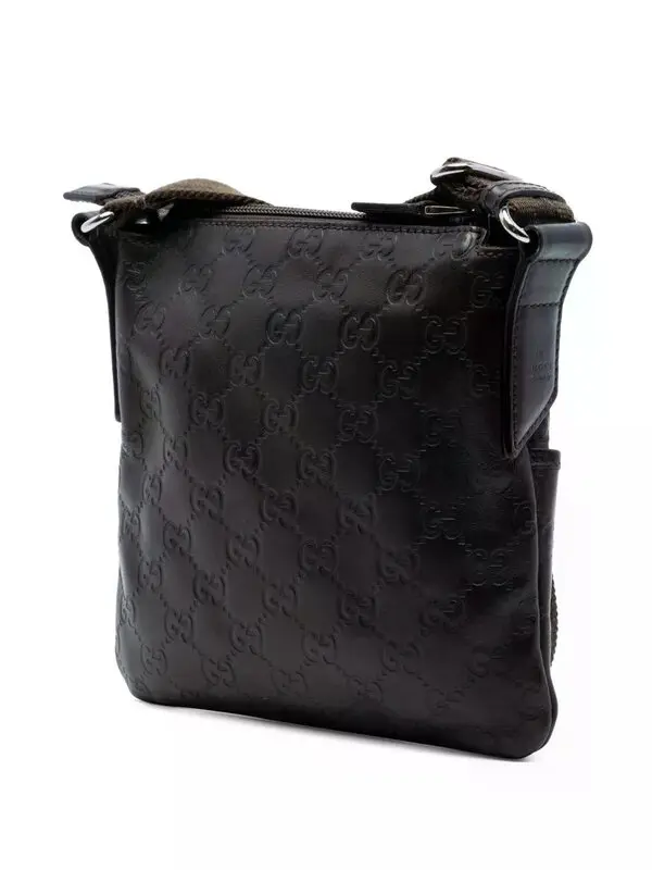 Gucci Embossed Leather Crossbody Bag