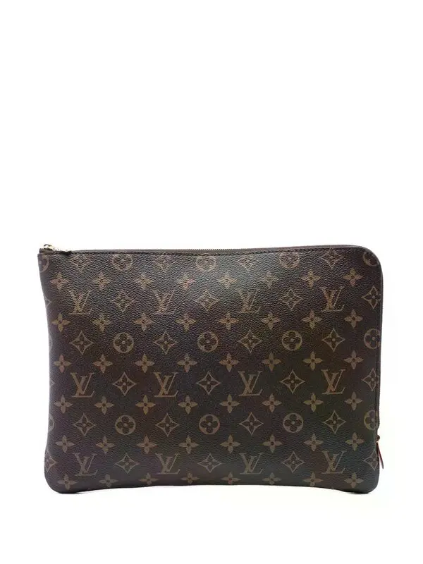LOUIS VUITTON Monogram Etui Voyage Mm Clutch Bag - Brown
