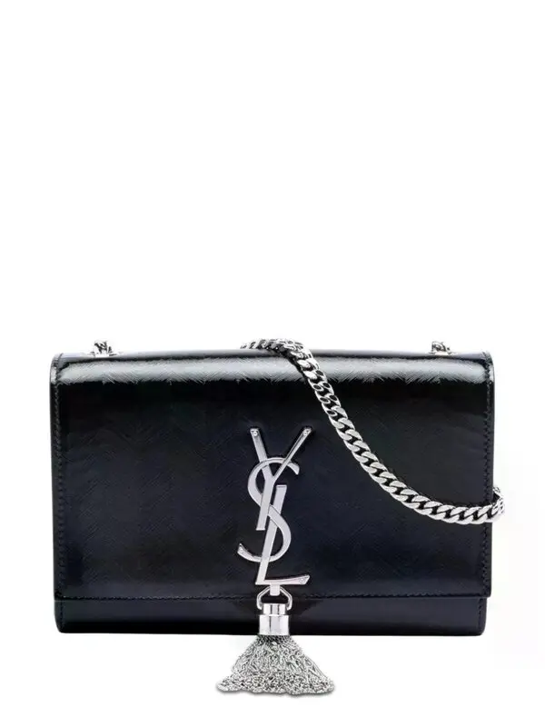 Saint Laurent Medium Monogram Kate Tassel Crossbody Bag - Black