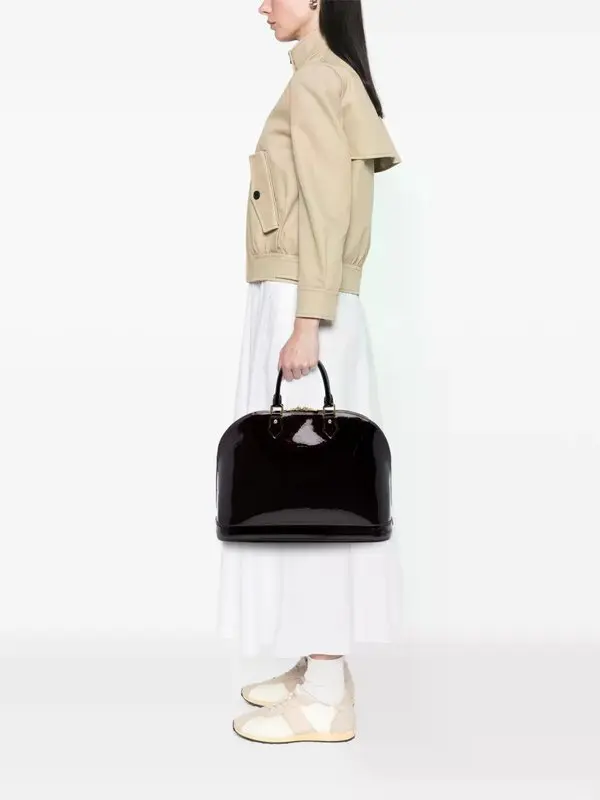 LOUIS VUITTON Monogram Vernis Alma Gm Handbag