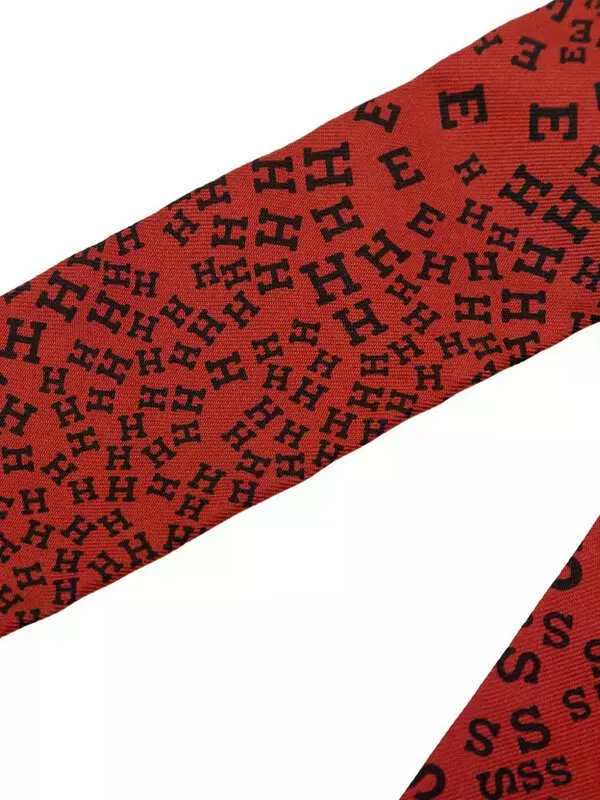 Hermès 2000-2026 Scattered Letters Twilly Silk Scarf Scarves