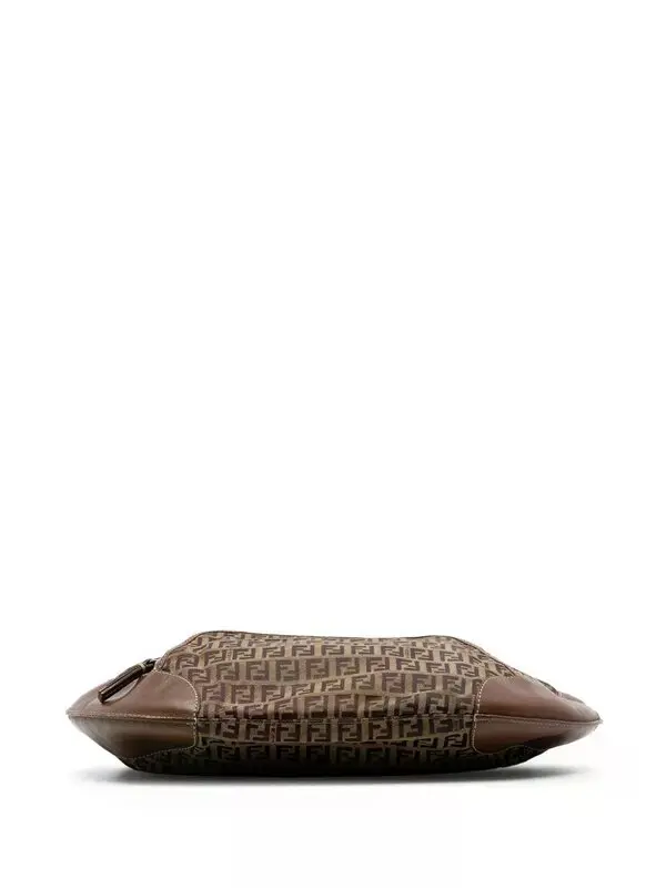 Fendi Zucchino Canvas Chef Pocket Hobo Bag