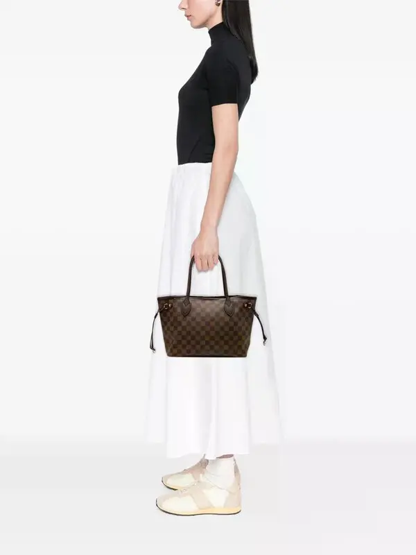 LOUIS VUITTON Damier Ebene Neverfull Pm Tote Bag