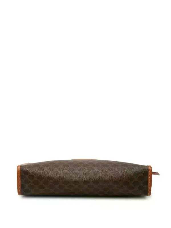 Celine Macadam Coated Canvas Clutch Bag