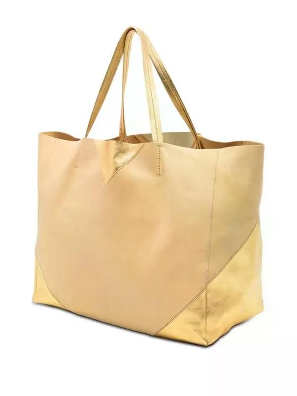 Celine Bicolor Lambskin Horizontal Cabas Tote Bag