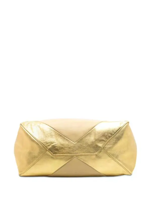 Celine Bicolor Lambskin Horizontal Cabas Tote Bag