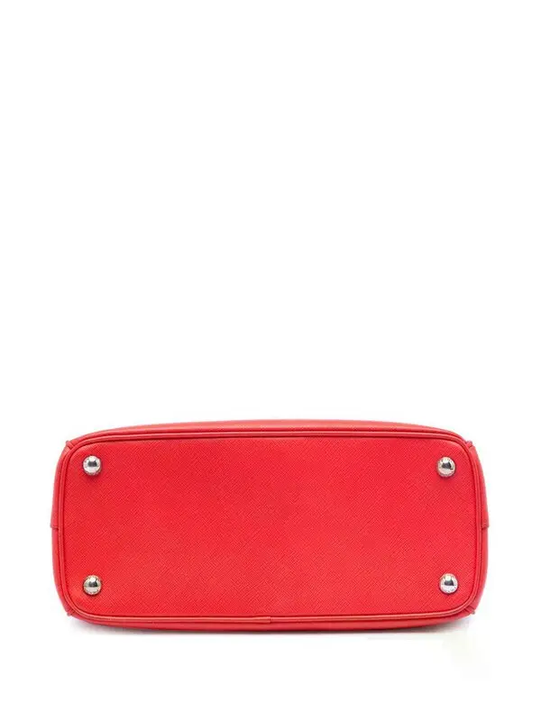 Prada Saffiano Lux Galleria Double Zip Satchel