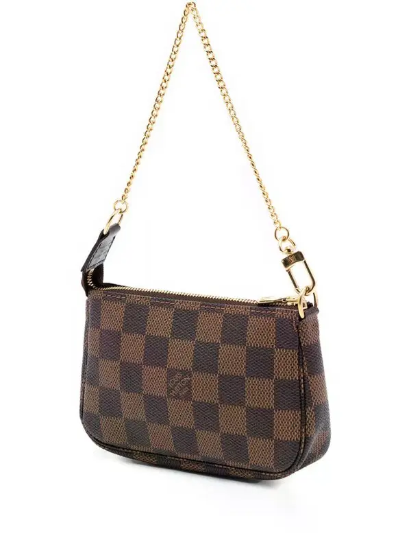 LOUIS VUITTON Damier Ebene Mini Pochette Accessoires Handbag