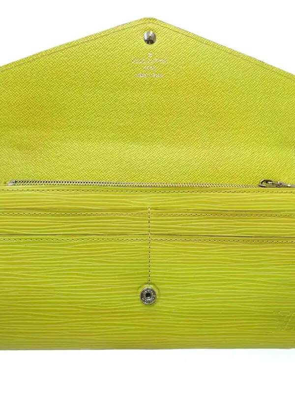 LOUIS VUITTON 2014 Epi Sarah Wallet Long Wallets