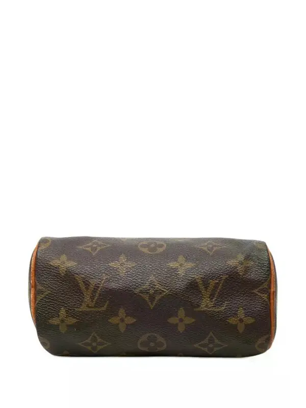 LOUIS VUITTON Monogram Mini Speedy Hl Satchel