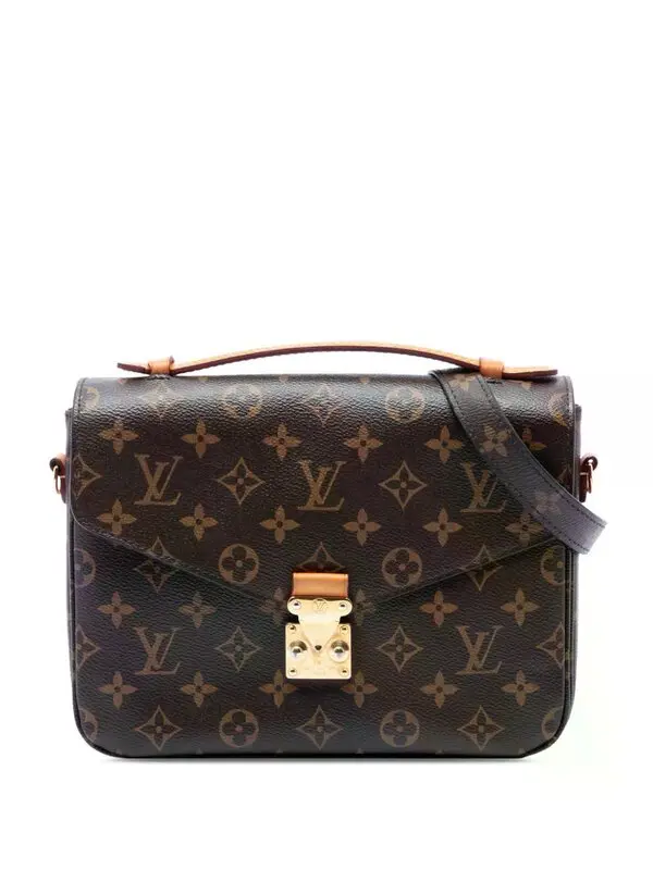 LOUIS VUITTON Monogram Pochette Metis Satchel