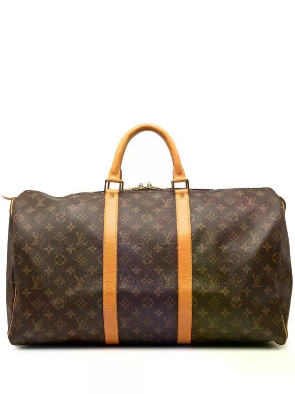 LOUIS VUITTON Monogram Keepall 50 Travel Bag
