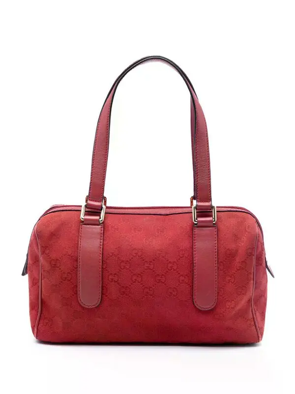 Gucci Gg Canvas Boston Bag