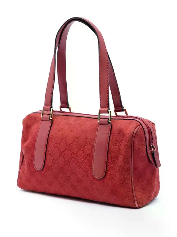 Gucci Gg Canvas Boston Bag